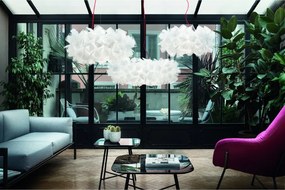 SLAMP CLISS00PXL01T00000EU Clizia Pixel, designové svítidlo s čirým kabelem, 2x12W E27, prům. 53cm