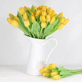 Umělý tulipán tmavě žlutý, La Almara