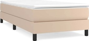 Rám postele s boxspringem cappuccino 100x200 cm umělá kůže 3120687
