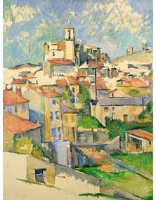 Obraz - reprodukce 30x40 cm Gardanne, Paul Cézanne – Fedkolor