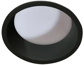 LED svítidlo Aida R16W do sádrokartonu černá