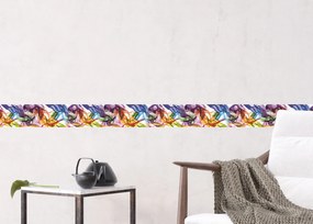 Samolepící bordura na zeď Barevný Magický Kouř | 5 m x 13.8 cm | DWB8201