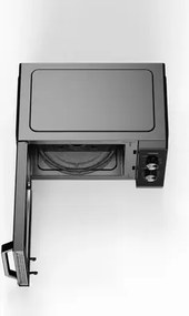 Toshiba MW3-MM20PF černá / Mikrovlnná trouba / 800 W / 20 l