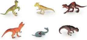 RAPPA Sada dinosaurů / Figurky / 6 ks / tvrdá guma / cca 7-8 cm