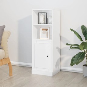 Skříň highboard lesklá bílá 36 x 35,5 x 103,5 kompozitní dřevo - Default Title