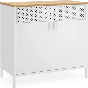 XXXLutz KOMODA, bílá, béžová, 80/76/40 cm Boxxx - Široké komody - 002543048801
