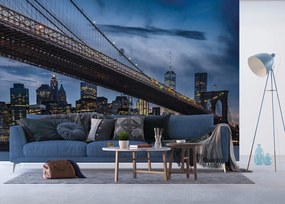 Fototapeta na míru Noční Brooklynský most | Vliesová fototapeta na zed' | DFTNXXL3024