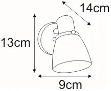 Nástěnné svítidlo K-8122 z řady ELNIS