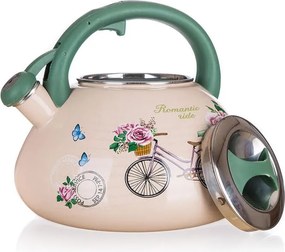Smaltovaná pískací konvice ROMANTIC RIDE 3 l