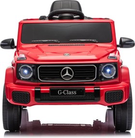 LEAN CARS Akumulátorové vozidlo Mercedes G 4x4 24 V 2580, červené