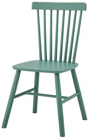 Světle zelené jídelní židle v sadě 2 ks z kaučukového dřeva Mill – Bloomingville