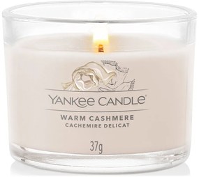 Yankee Candle –  votivní svíčka ve skle Warm Cashmere (Hřejivý kašmír), 37 g