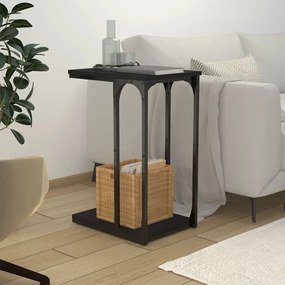 vidaXL Odkládací stolek 40 x 30 x 60 cm kompozitní dřevo [825820] Barva: kouřový dub