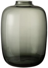 OnaDnes -20% Zelená skleněná váza J-Line Nogun 45 cm