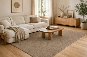 Koberec DUNE WOOL 497 06 TM620 hnědý