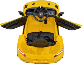 Ramiz Dětské autíčko Porsche Spyder RS 718, žlutý lak
