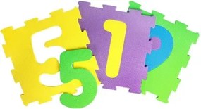 TEDDIES Pěnové puzzle Čísla 10 ks / Pěna / 2+