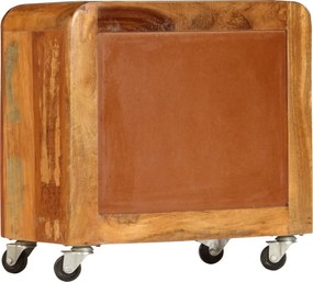 vidaXL Noční stolek 50 x 30 x 50 cm masivní recyklované dřevo [247514]