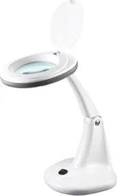 Stolní lampa s lupou REBEL NAR0460-2 5D 6W 60-LED do dílny