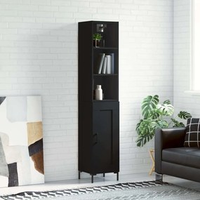 vidaXL Skříň highboard 34,5 x 34 x 180 cm kompozitní dřevo [3190085] Barva: hnědý dub