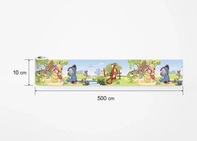 Dětská samolepící bordura na zeď Disney Medvídek Pú a přátelé | 5 m x 9.7 cm | DWBD8080