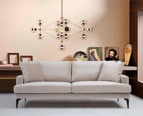 Atelier del sofa Třímístná pohovka PAPIRA béžová 560ARE1310