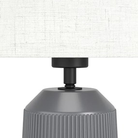 Eglo 900824 - Stolní lampa CAPALBIO 1xE27/40W/230V šedá