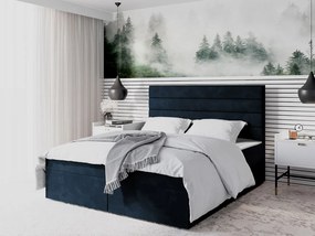 Moderní boxspring postel Torres 180x200, modrá Itaka
