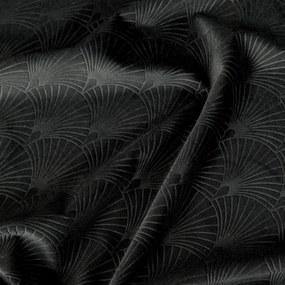 ZATEMŇOVACÍ ZÁVĚS NA KROUŽCÍCH JULIA 140X250 CM ČERNÁ