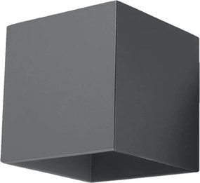 Sollux Lighting Nástěnné svítidlo QUAD 1 antracit