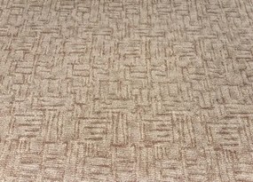 Koberce Breno Metrážový koberec DOBRO 65, šíře role 400 cm, Béžová, Vícebarevné