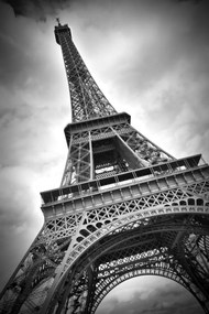 Umělecká fotografie Eiffel Tower DYNAMIC, Melanie Viola, (26.7 x 40 cm)