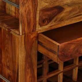 Barová skříňka z masivního sheeshamového dřeva, 85x40x95 cm