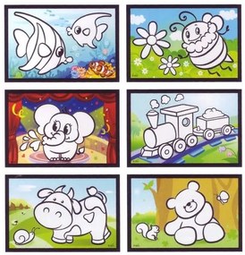 Teddies SMT Creatoys Kouzelné malování vodou 6 obrázků v krabici