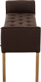 Chaiselongue Cleopatra, světlý antik – hnědá