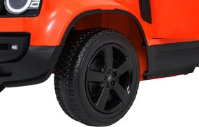 Elektrické autíčko Land Rover Defender oranžové