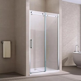 BPS-koupelny Posuvné sprchové dveře HYD-PD1595 150 cm chrom/transparent pro instalaci do niky