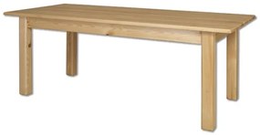 Jídelní stůl ST107, 200x77x90, borovice (Barva dřeva: Ořech)