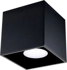 Stropní svítidlo SOLLUX Quad 1 GU10 1x40W bez zdroje SL.0022 černá