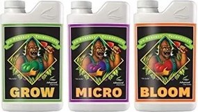 Sada hnojiv Advanced Nutrients Micro Bloom Grow 3x1L pipeta 3 ml
