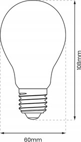 LED žárovka Bogo A60 neutrální bílá