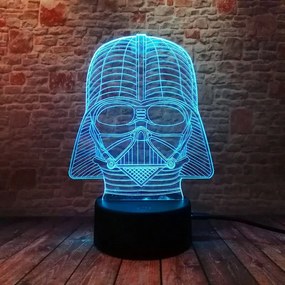 3D LED Lampička Darth Vader Star Wars