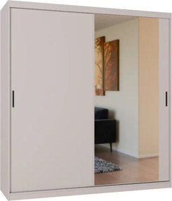 GiB Meble Šatní skříň BREGI SZ200 Barva: Votan/černá