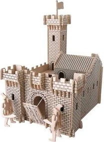 Dřevěné 3D puzzle Hrad I