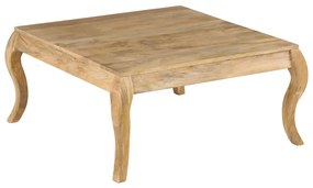 Konferenční stolek Parks - masivní mangovníkové dřevo | 80x80x40 cm
