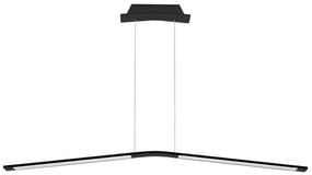 Stilnovo 7138 Lama, černé závěsné LED svítidlo, 45W LED 3000K, délka 130cm