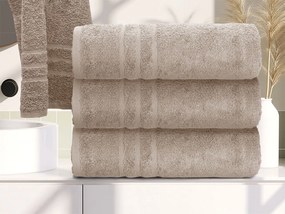 Osuška Comfort 70 x 140 cm béžová, 100% bavlna