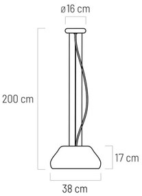Klausen 111097 - LED Lustr na lanku PADDY LED/24W/230V bílá