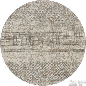 Breno Kusový koberec ARGENTUM kruh 63857/9293, 160x160 cm, Béžová/Vícebarevné