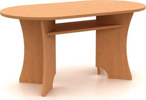 Bradop Oválný konferenční stolek Martin K01 | Provedení: L - Olše